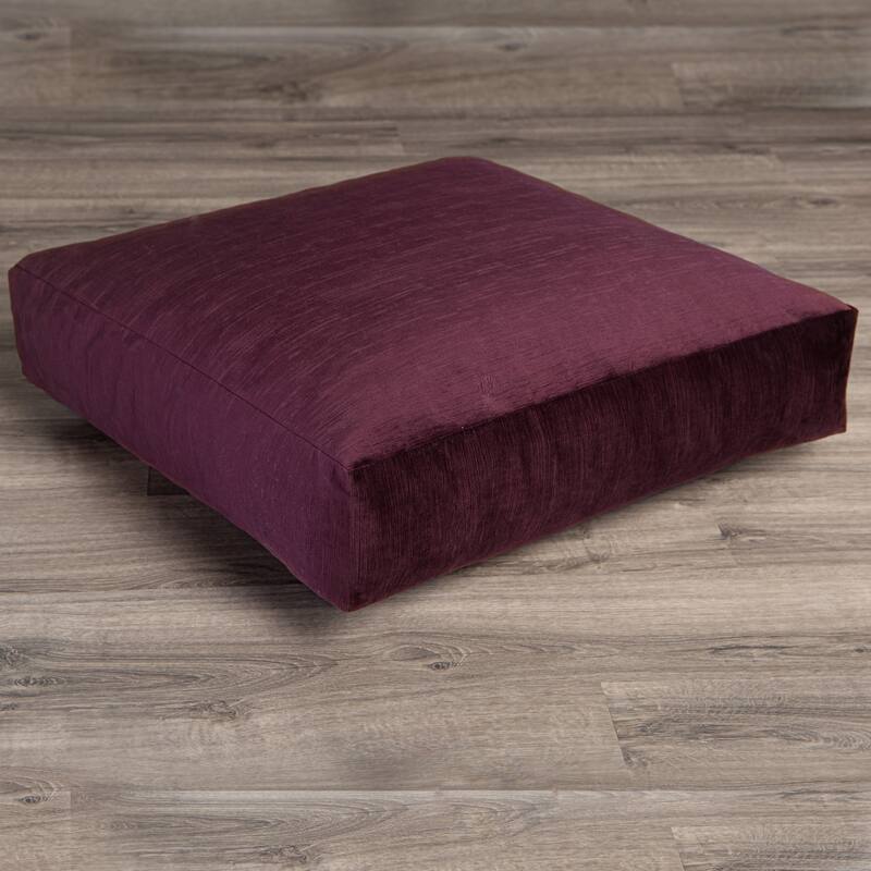Jaxx Brio Microvelvet Floor Pillow, Meditation and Yoga Cushion - Overstock - 31149153